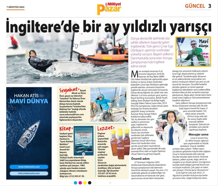 İngiltere’de bir ay yıldızlı yarışçı… – Mavi Dünya